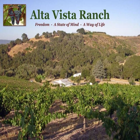 Alta Vista Ranch Vineyards 9 19 09 | PPTX