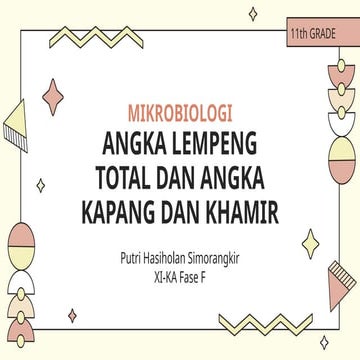 ANGKA LEMPENG TOTAL DAN ANGKA KAPANG DAN KHAMIR | PPTX