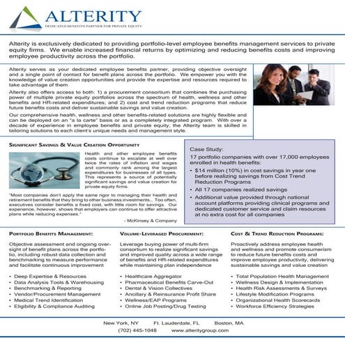 Alterity Overview Final | PDF