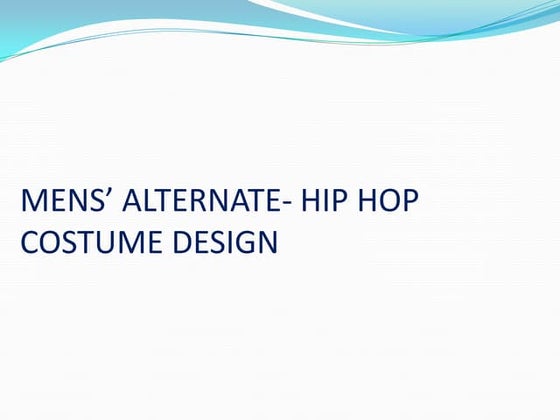 WOMEN'S PARTY HIP-HOP COSTUME | PPTX