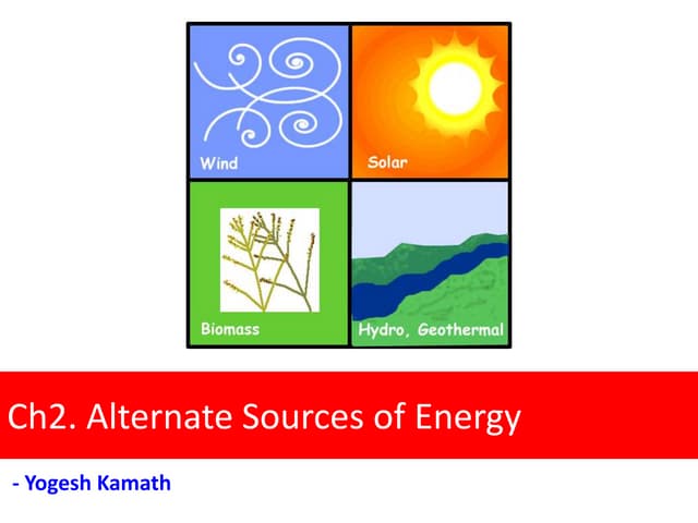 Presentation renewable energy resources | PPTX