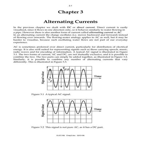Alternating current tutorial | PDF
