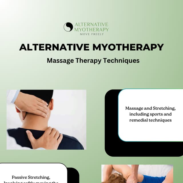 Myotherapy Treatment relieves pain by applying pressure at the trigger ...