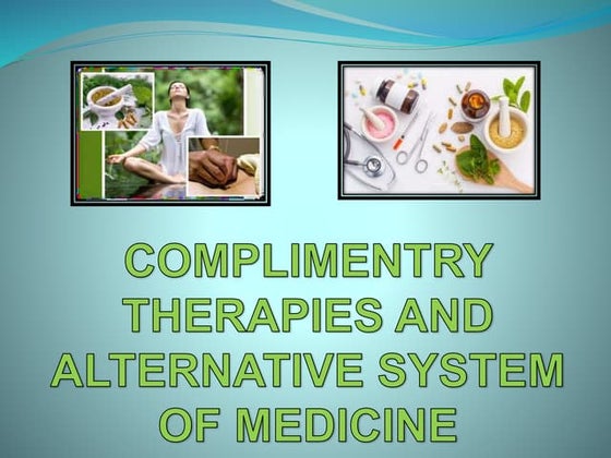 alternate therapies.pptx