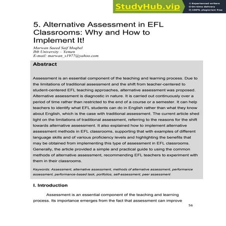 Alternative Assessment in EFL Classrooms Why and How to Implement It.pdf