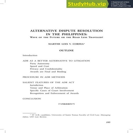 Alternative Dispute Resolution in the Philippines.pdf