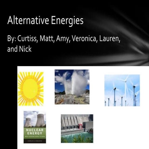 Alternative energy | PPTX