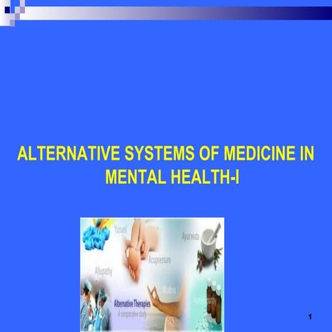 Alternative medicine | PPT