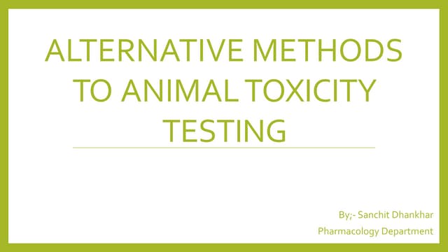 MALE REPRODUCTIVE TOXICITY STUDIES(Toxicokinetics).pptx