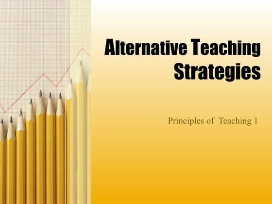 Alternative Strategies in Teaching | PPT
