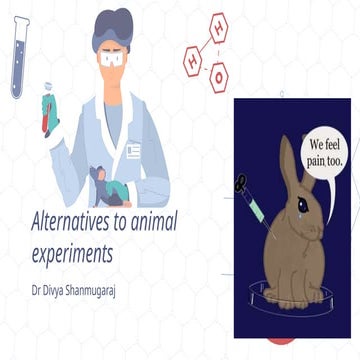 Alternative to Animal studies/ Experiments | PPTX
