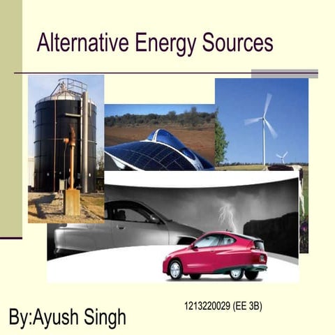 Alternatv energy | PPT