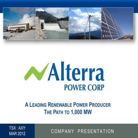 Alterra presentation - mar | PDF