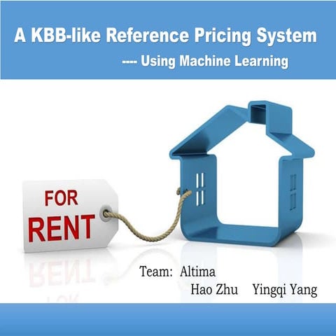 Altima: A KBB-like Reference Pricing System | PPTX