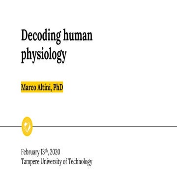 Decoding human physiology: a decade of research | PDF