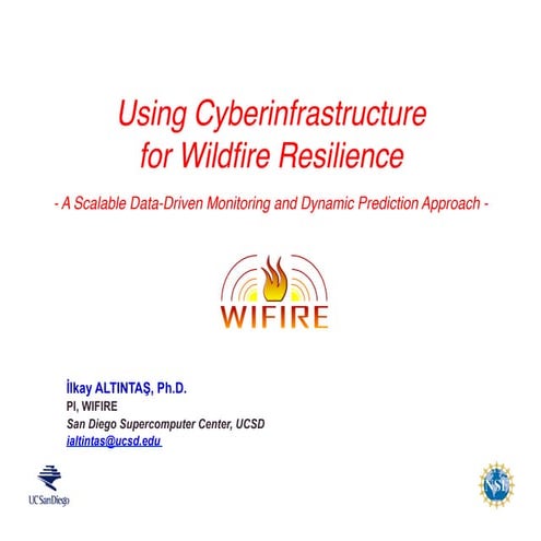 Using Cyberinfrastructure for Wildfire Resilience | PDF | Computer Networking | Computing