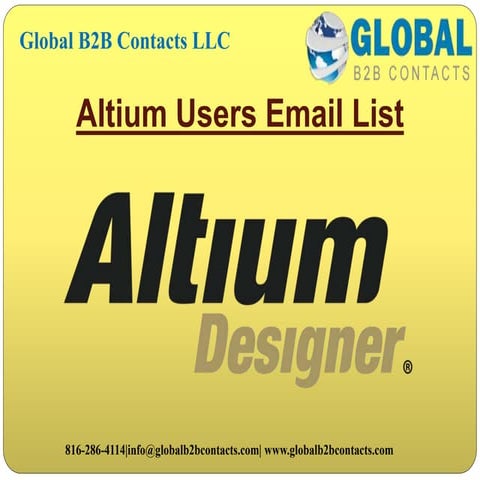 Altium users email list | PPTX