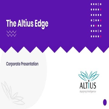 Altius Technologies Ecommerce Accelerators Ppt
