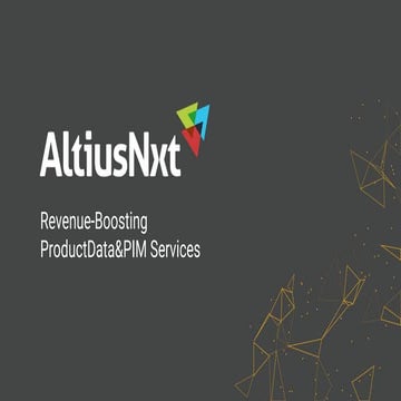 Unlock B2B Growth with Product Data Enrichment | AltiusNxt | PDF