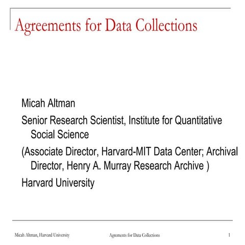 Data Agreements | PPT