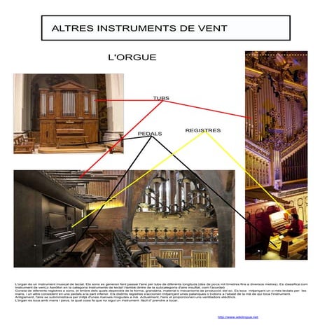 Altres instruments de vent. l'orgue | PPTX