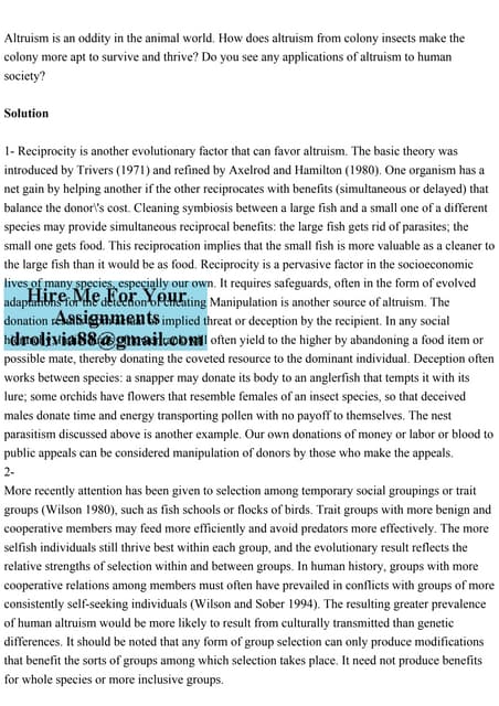 Altruism........................................pptx