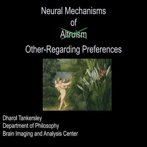 Altruism & the Brain | PPT