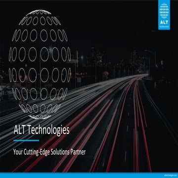 ALT Technologies company presentation d1m07y21v01 carlos | PPTX