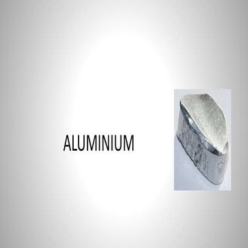 Aluminium | PPTX