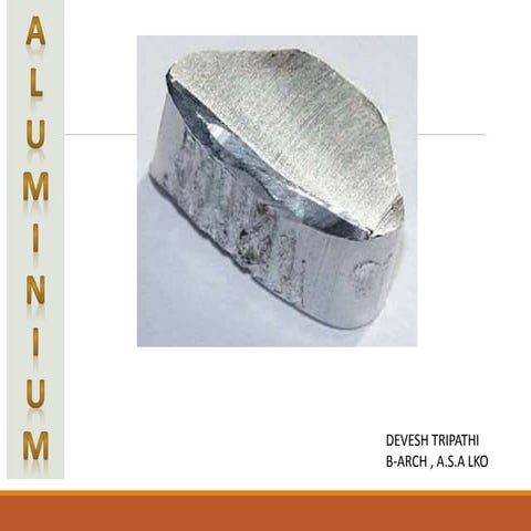 Aluminium | PPTX