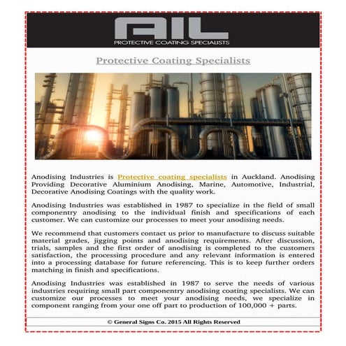 Aluminium Anodising | Protective Coating | PDF