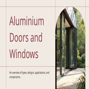 Aluminium Doors and Windows details .pptx