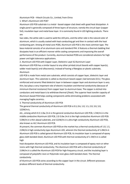 3. What is the difference between PCB aluminum substrate and copper ...