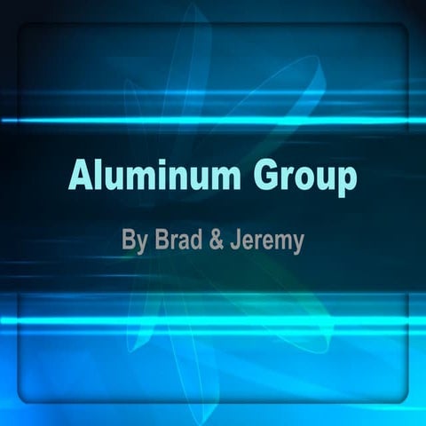 Aluminum Group | PPT
