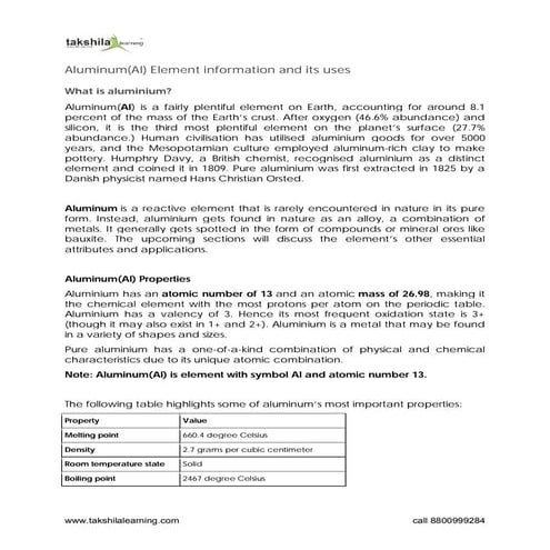 Aluminum_Al_ Element information and its uses.pdf