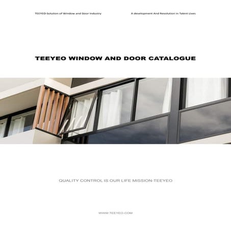 Teeyeo Aluminum and upvc window catalog | PDF