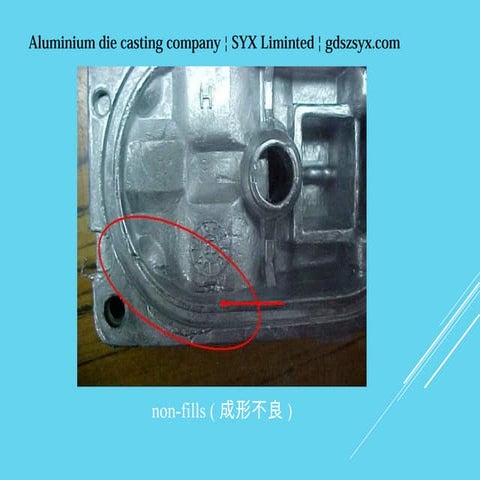 Aluminum die casting defects | PPT