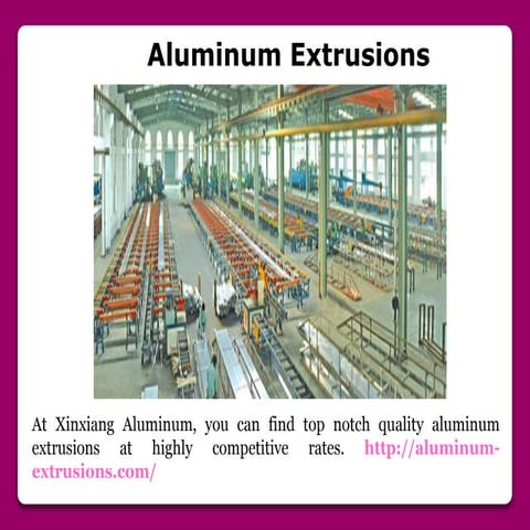 Aluminum extrusions | PPTX