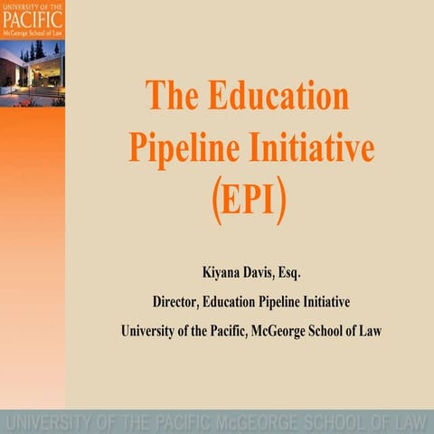 Education Pipeline Overview | PPT