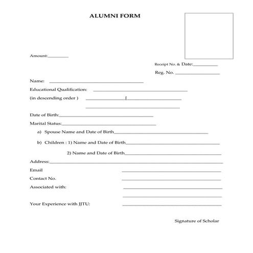 ALUMNI Form(5) for phd formates nursing | DOCX