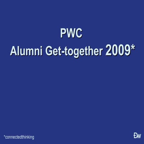Alumni Meeting Presentation | PPT