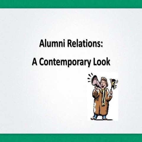 Alumni Relations | PPTX