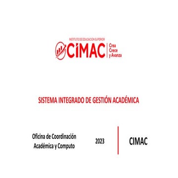 alumno-intranet de instituto cimac Perú | PDF