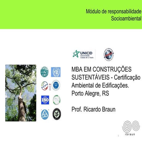 Social-environmental responsibility in the construction sector | PPT
