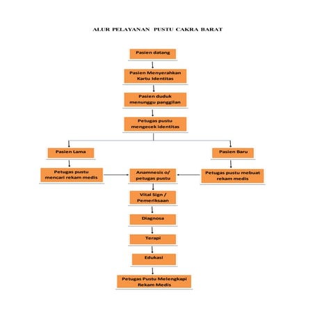 Alur pelayanan pustu | DOCX