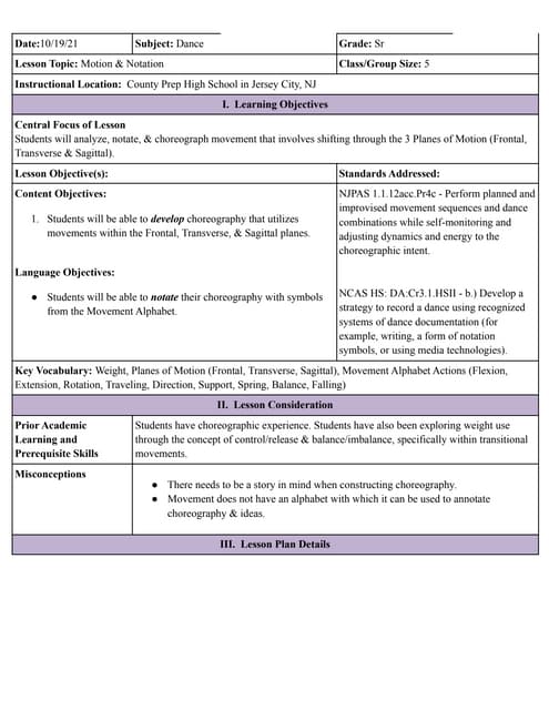 Choreorgraphic device lesson_2 (1) | PPT