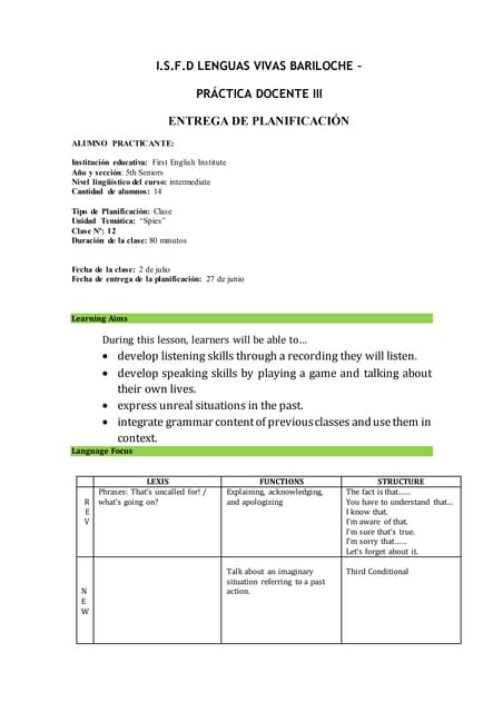 Lesson Plan on Modals | PDF