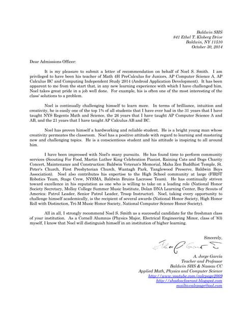 Photon Systems Recommendation Letter | PDF