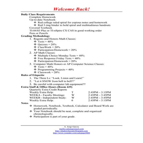 Sample Day One | PDF