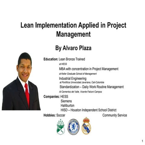 Lean applied in Project Management | PPTX